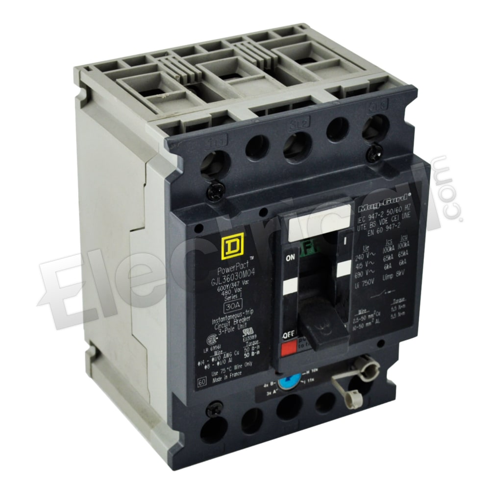 Square D GJL36030 Molded Case Circuit Breaker