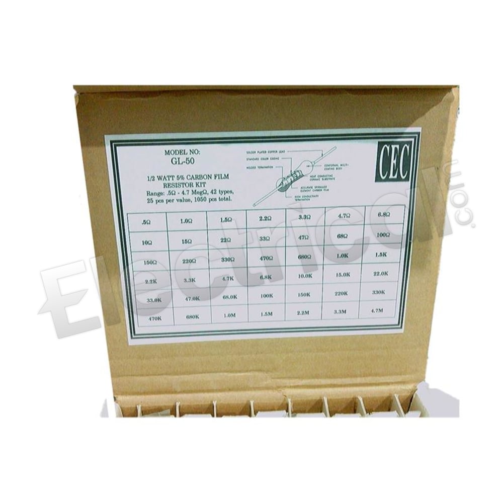 Cec Controls GL-50 Resistor Pack/Array Electrical Component