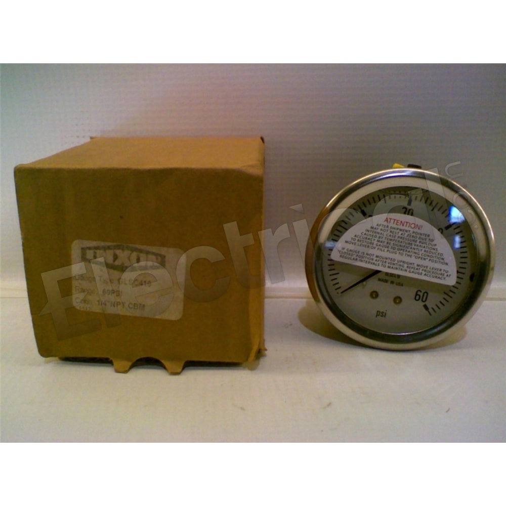 Dixon GLSC410 Pressure Gauge Automation