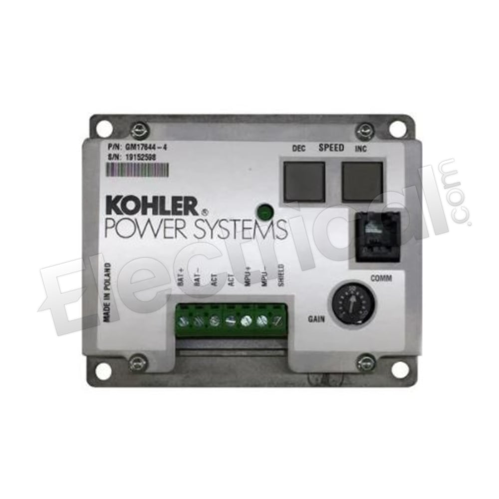 Kohler Company GM17644-4 Control Automation