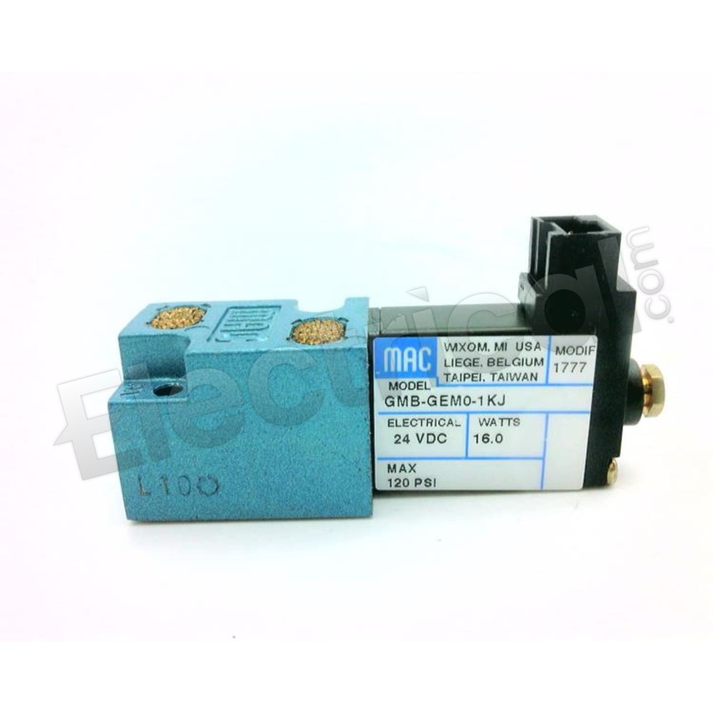 Mac Valves GMB-GDCE-1BE1 Solenoid Valve Valve