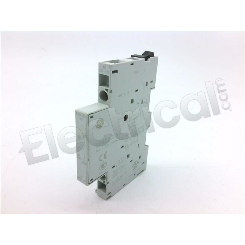 GPAC20LRA General Electric Contactor And Motor Starter Auxiliary Motor ...