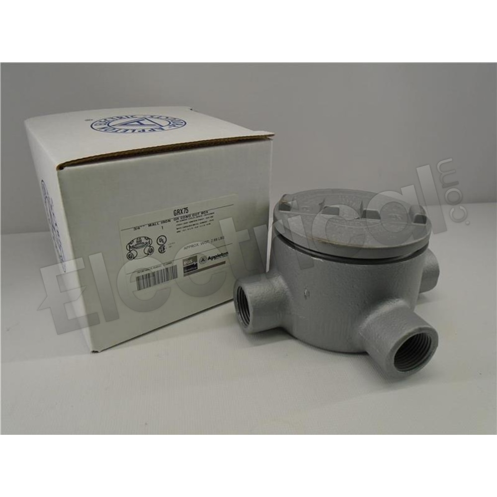 GRX75 Appleton Outlet Box and Cover Conduit & Fitting
