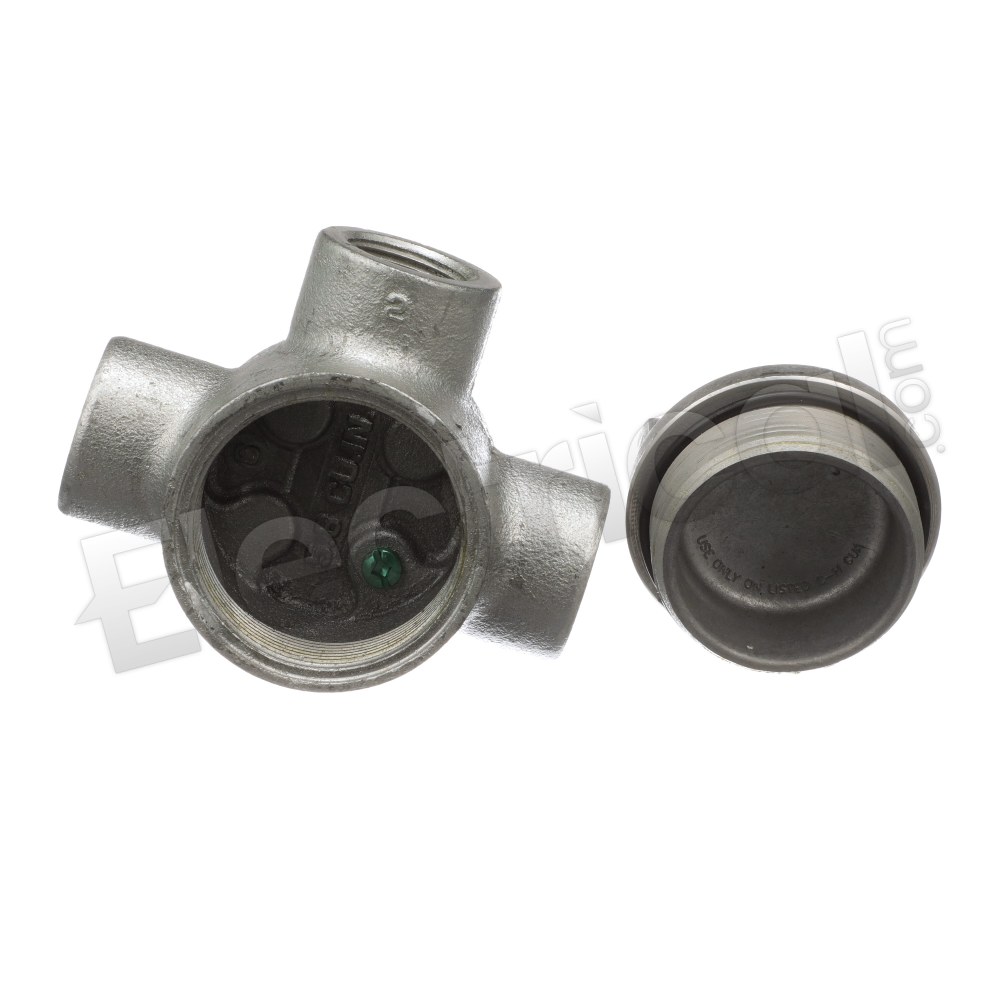 Eaton Crouse-Hinds GUAT24 Conduit Outlet Bodies and Boxes Conduit & Fitting