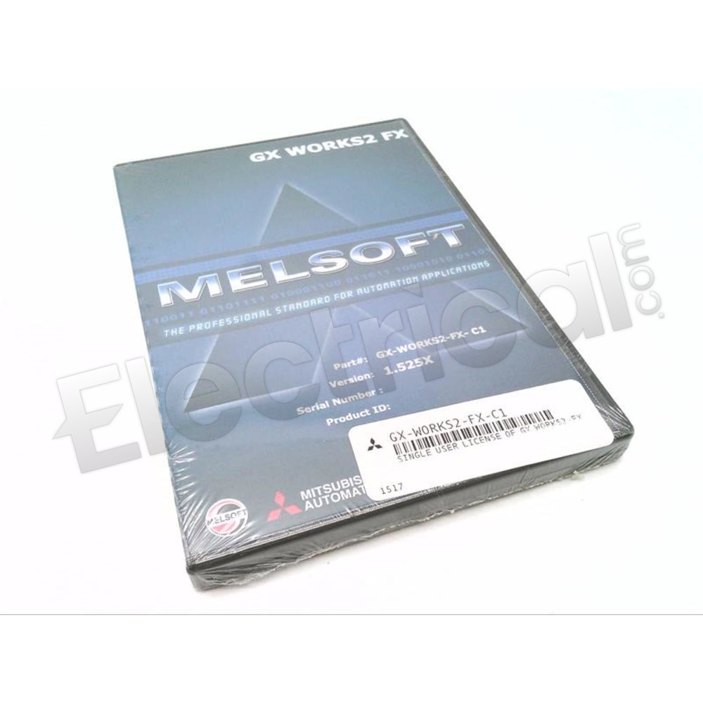 Mitsubishi GX-WORKS2-FX-C1 PLC Software Automation