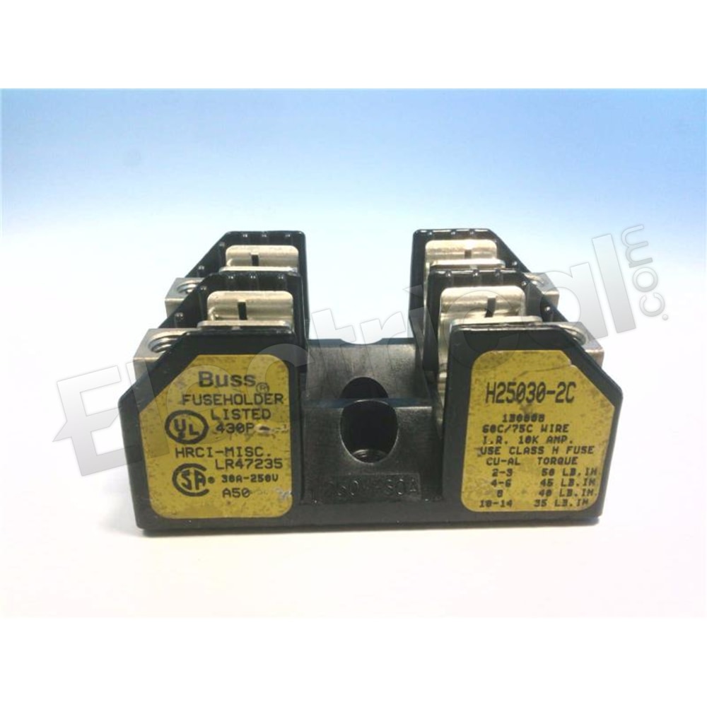Bussmann Eaton H25030-2C Fuse Block Fuse