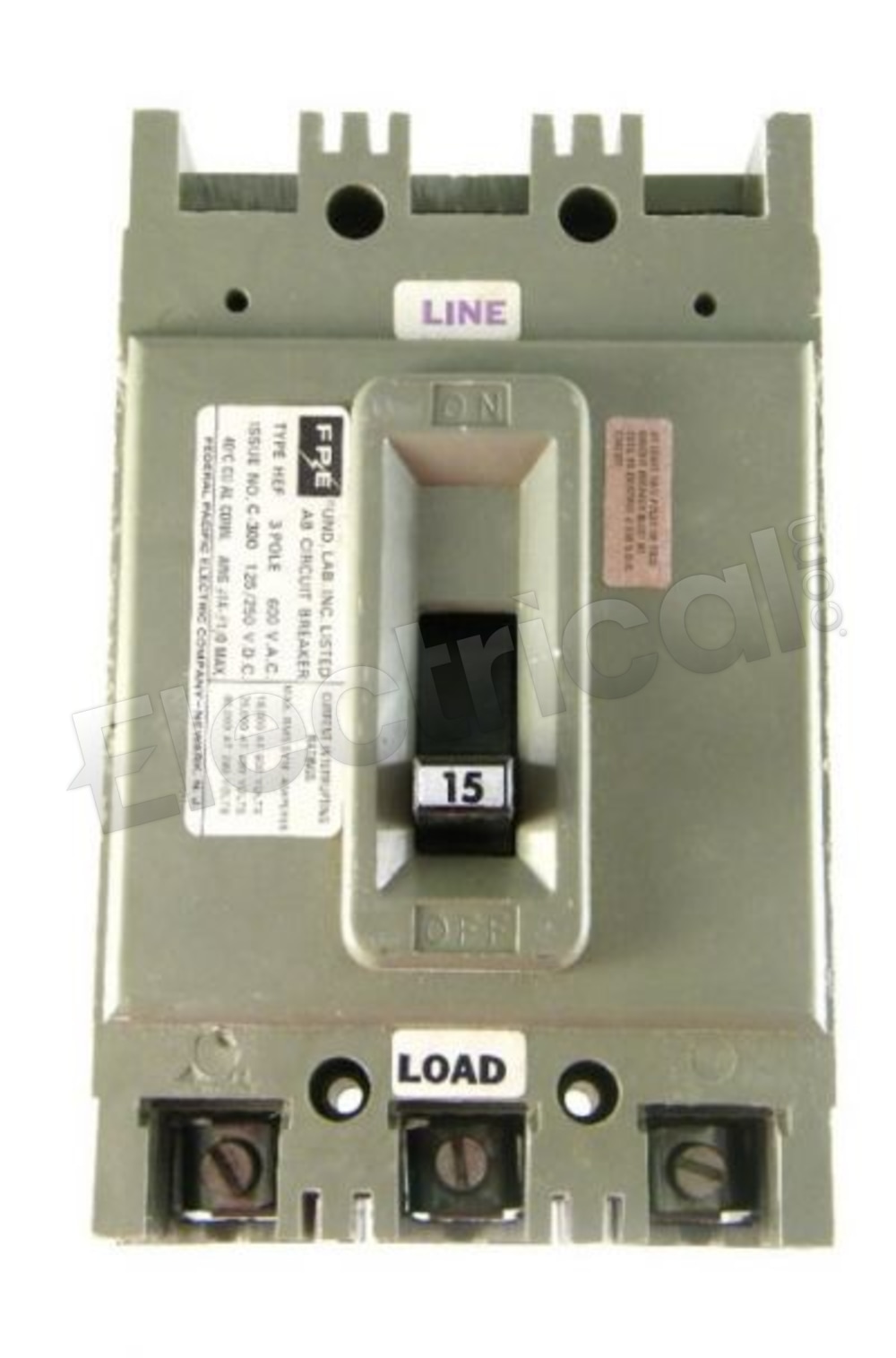 HEF425080 Federal Pacific 80A 2P HEF Series Molded Case Circuit Breaker