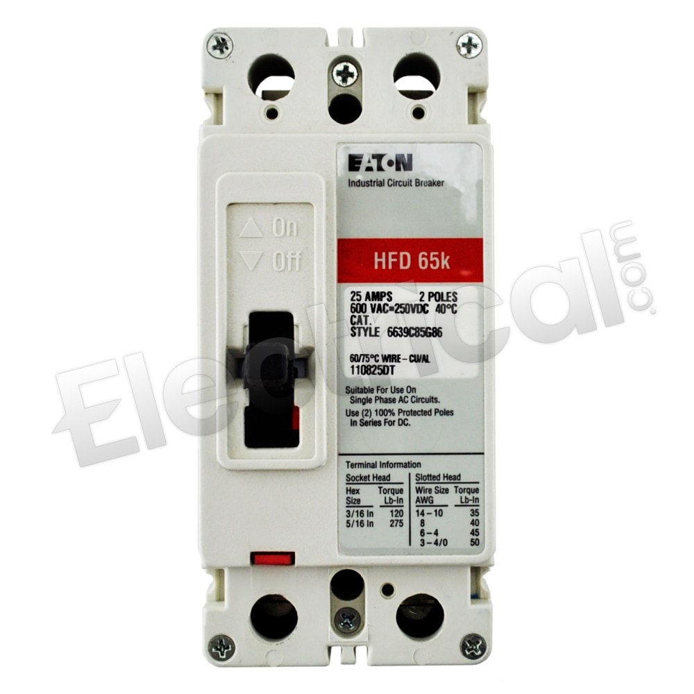 Eaton Cutler Hammer FD2200 Molded Case Circuit Breaker