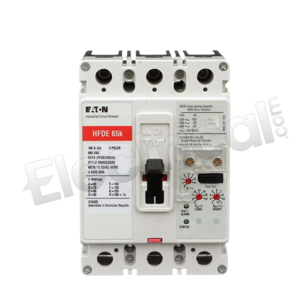 Eaton Westinghouse HFDE316033LBP10 Molded Case Circuit Breaker
