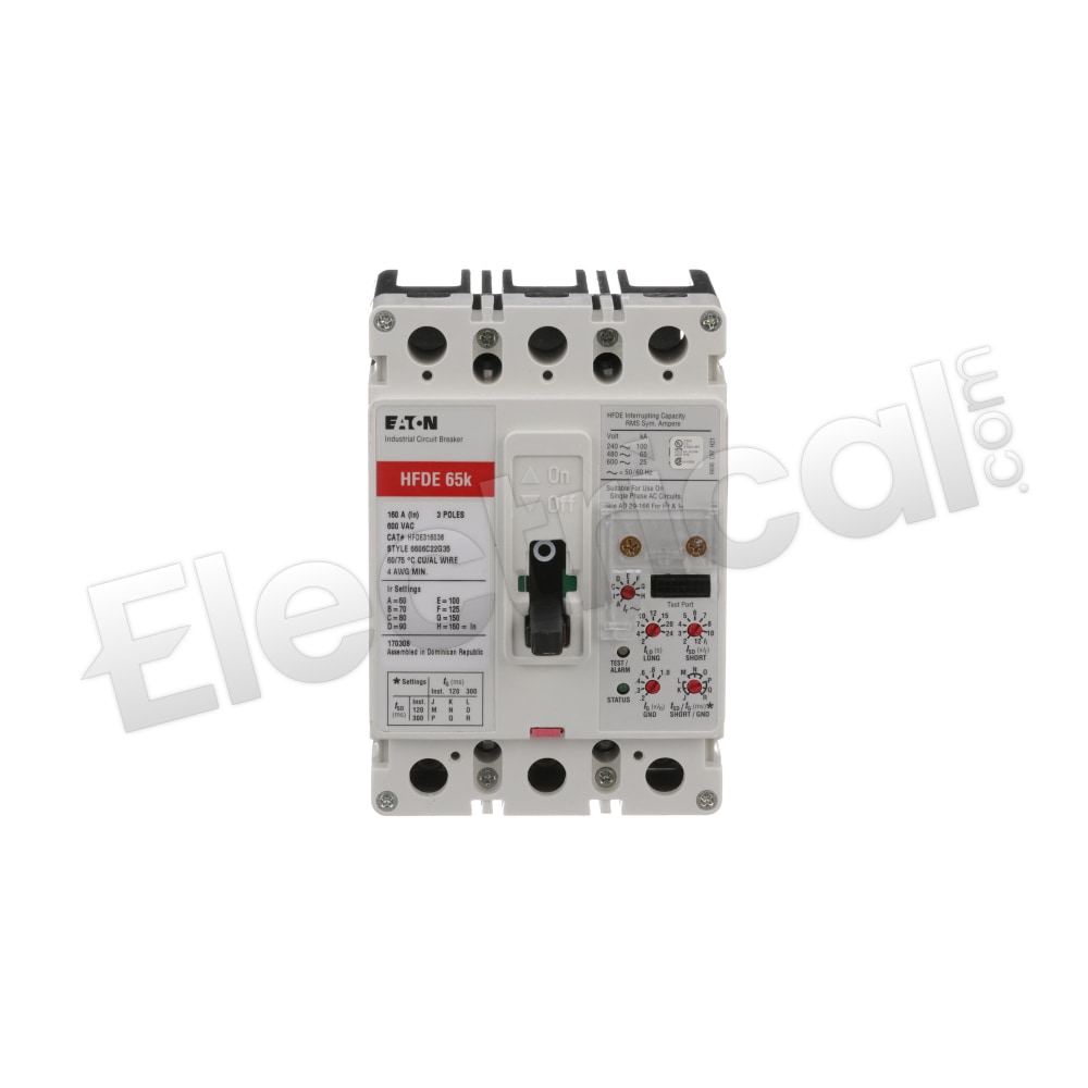 Cutler Hammer Westinghouse HFDE316036 Molded Case Circuit Breaker