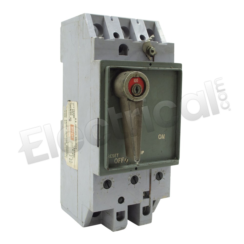 HFJ631100R Federal Pacific 100A 3P HFJ Series Molded Case Circuit Breaker