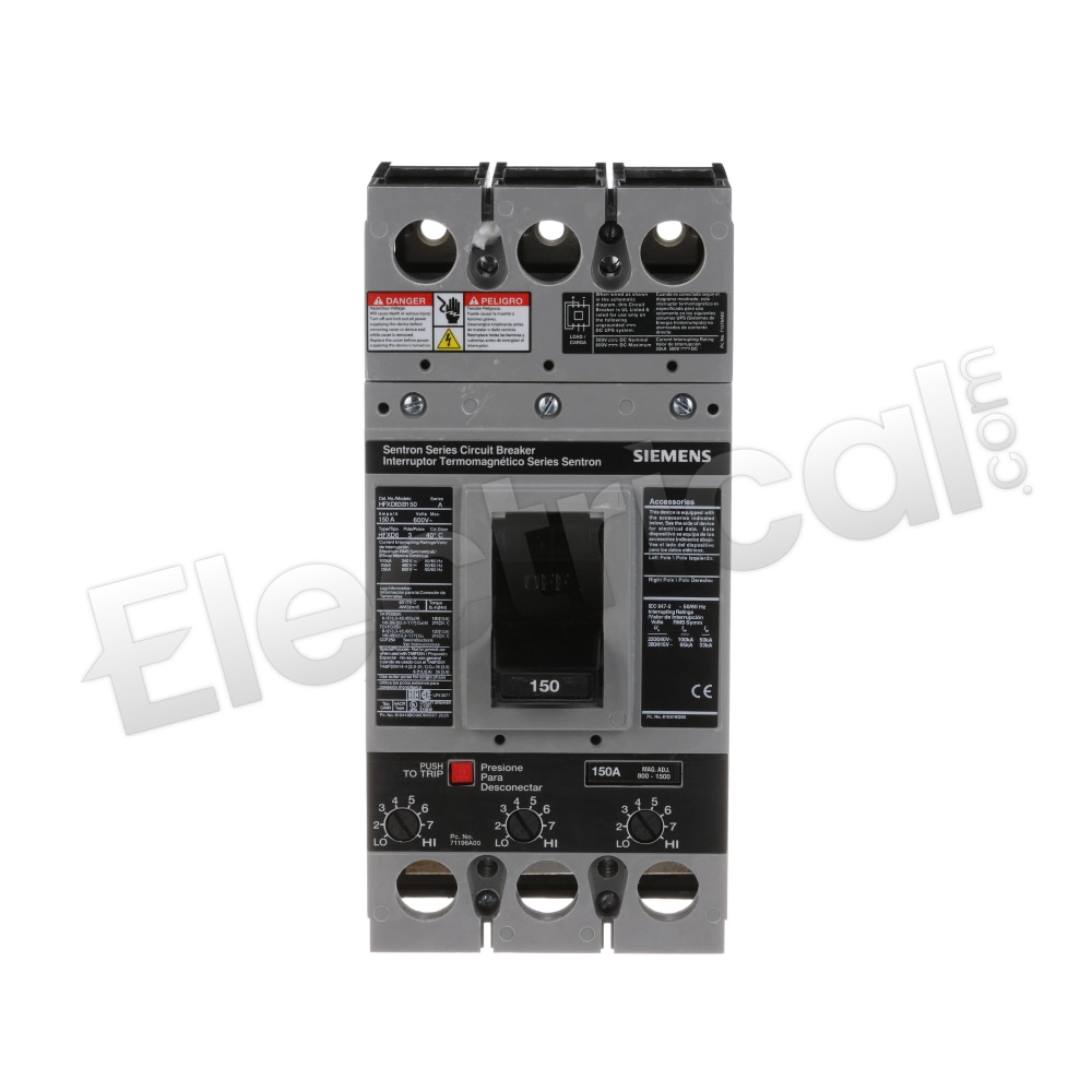 Siemens HFXD63B150L Molded Case Circuit Breaker