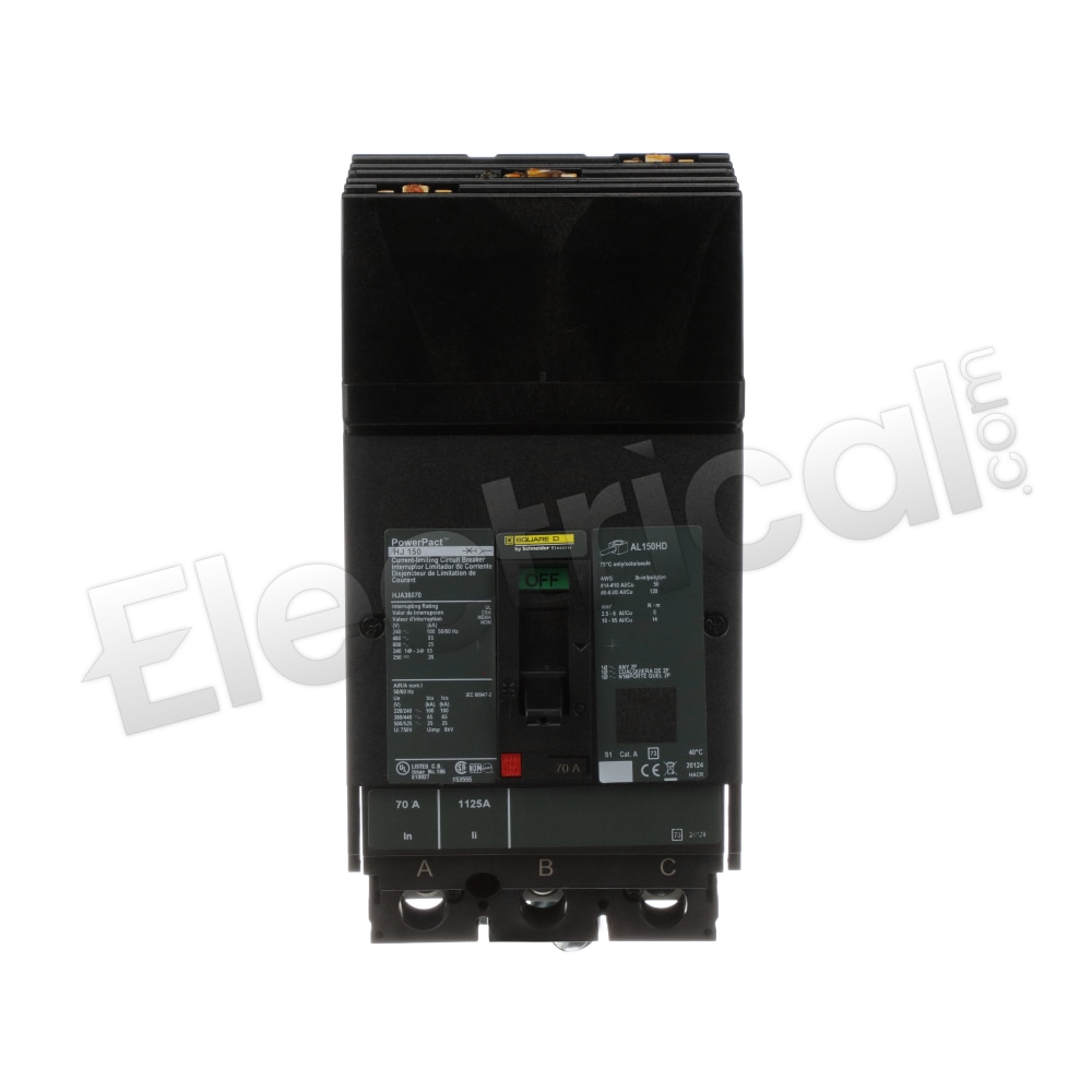 Square D HJA36070 Molded Case Circuit Breaker