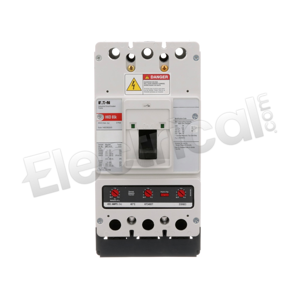 Cutler Hammer Eaton HKD3100 Molded Case Circuit Breaker
