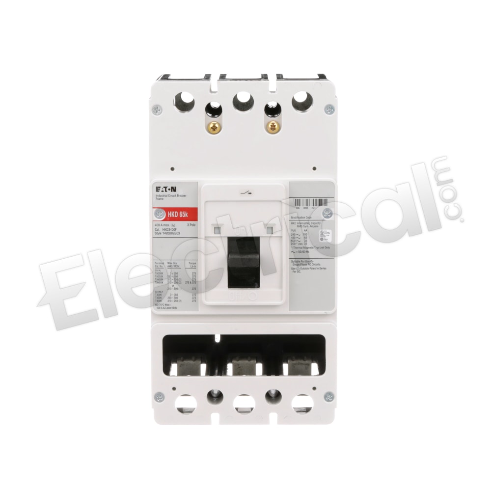 Eaton Cutler Hammer HKD3400F Molded Case Circuit Breaker