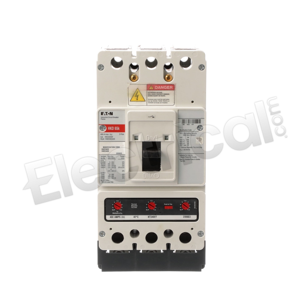 CKD3250LS Eaton 250A 3P Series C Molded Case Circuit Breaker
