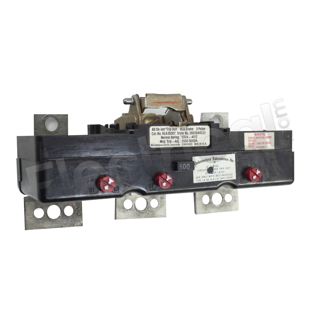 HLA3500T Westinghouse Trip Units And Programmers Circuit Breaker