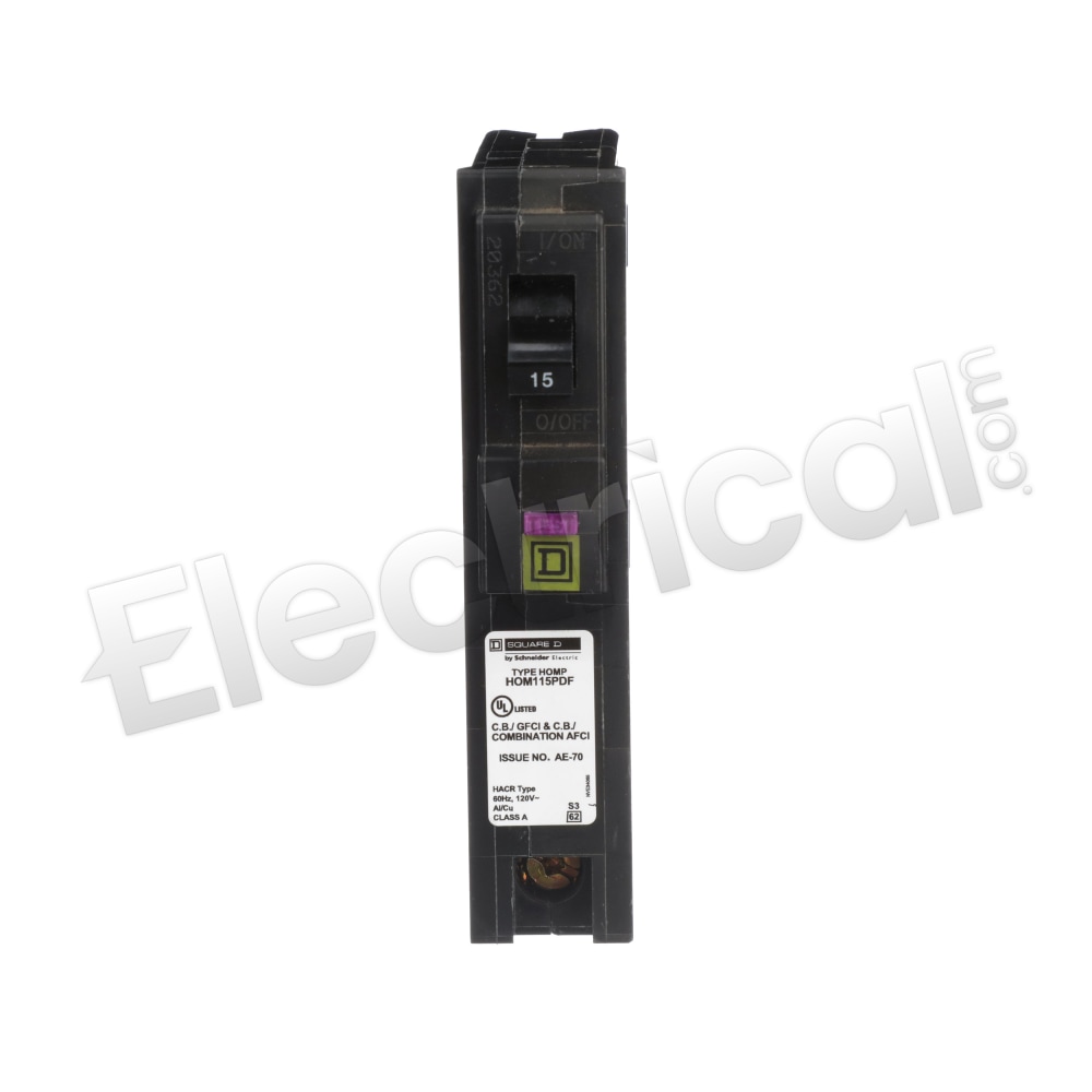 Square D HOM115PDF Molded Case Circuit Breaker