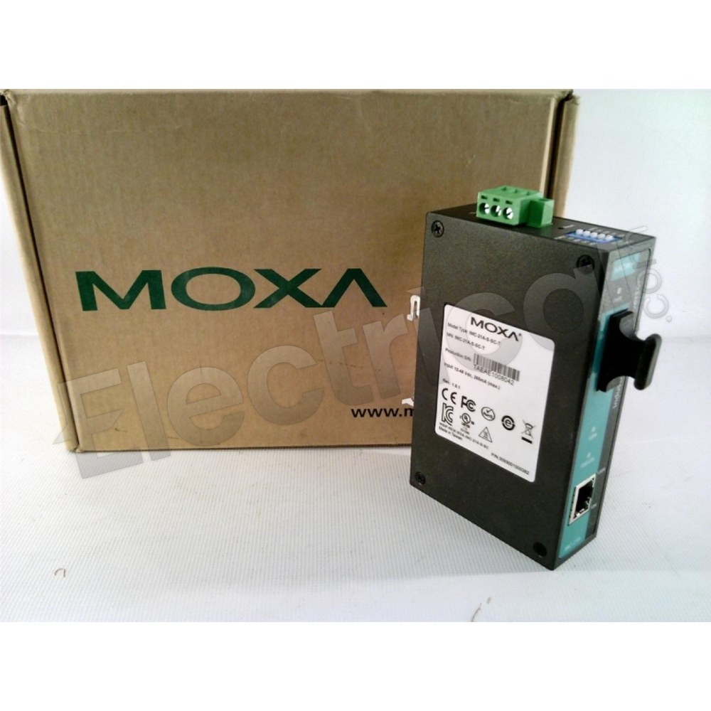 The Moxa Group IMC-21A-S-SC-T Communication Converter Computer Component