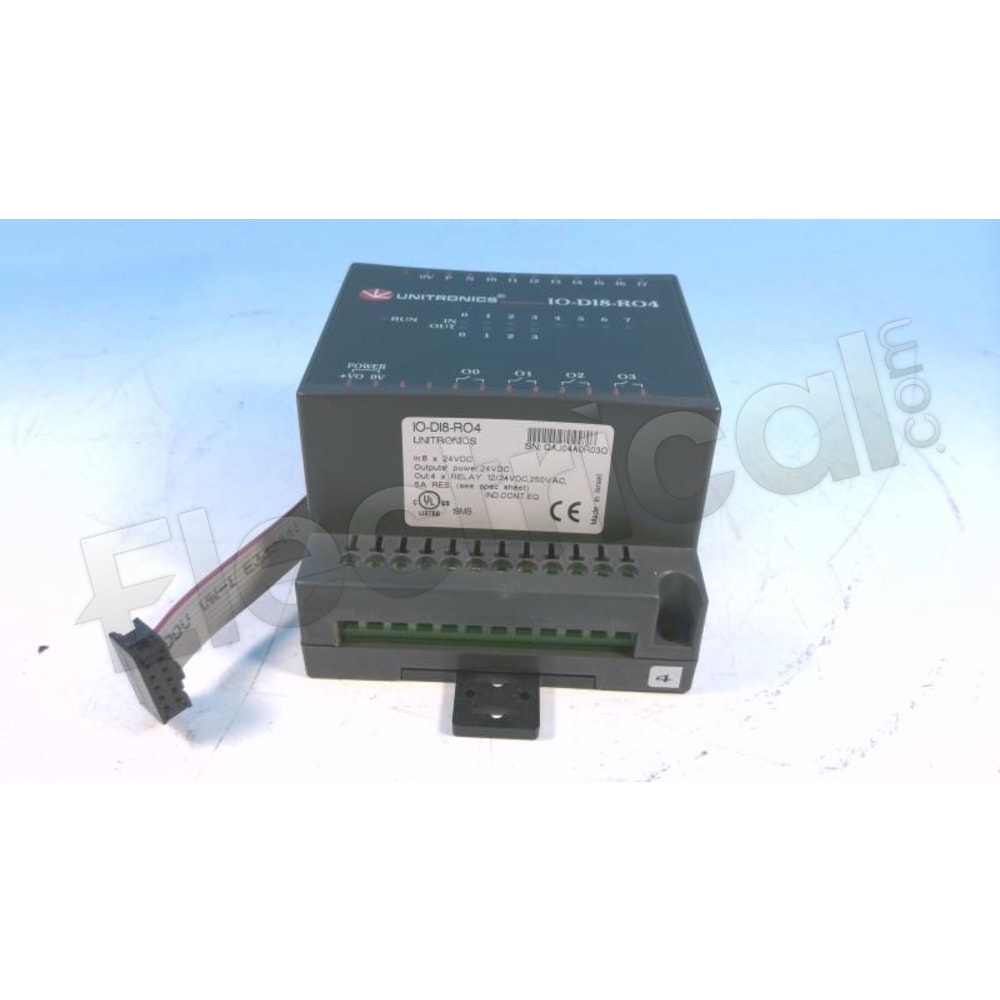 Unitronics IO-DI8-RO4 PLC Module Automation