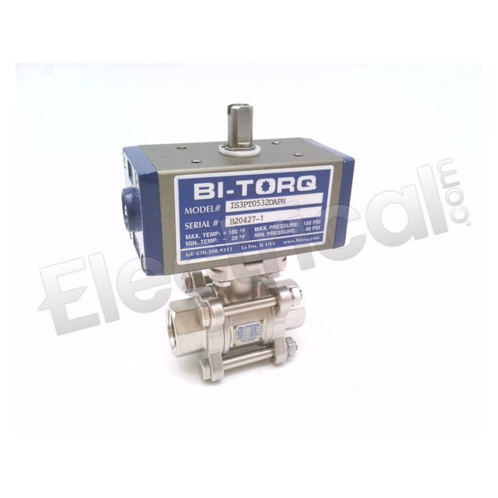 Bi Torq IS-3PT-05-32-DA-PN Ball Valve Valve