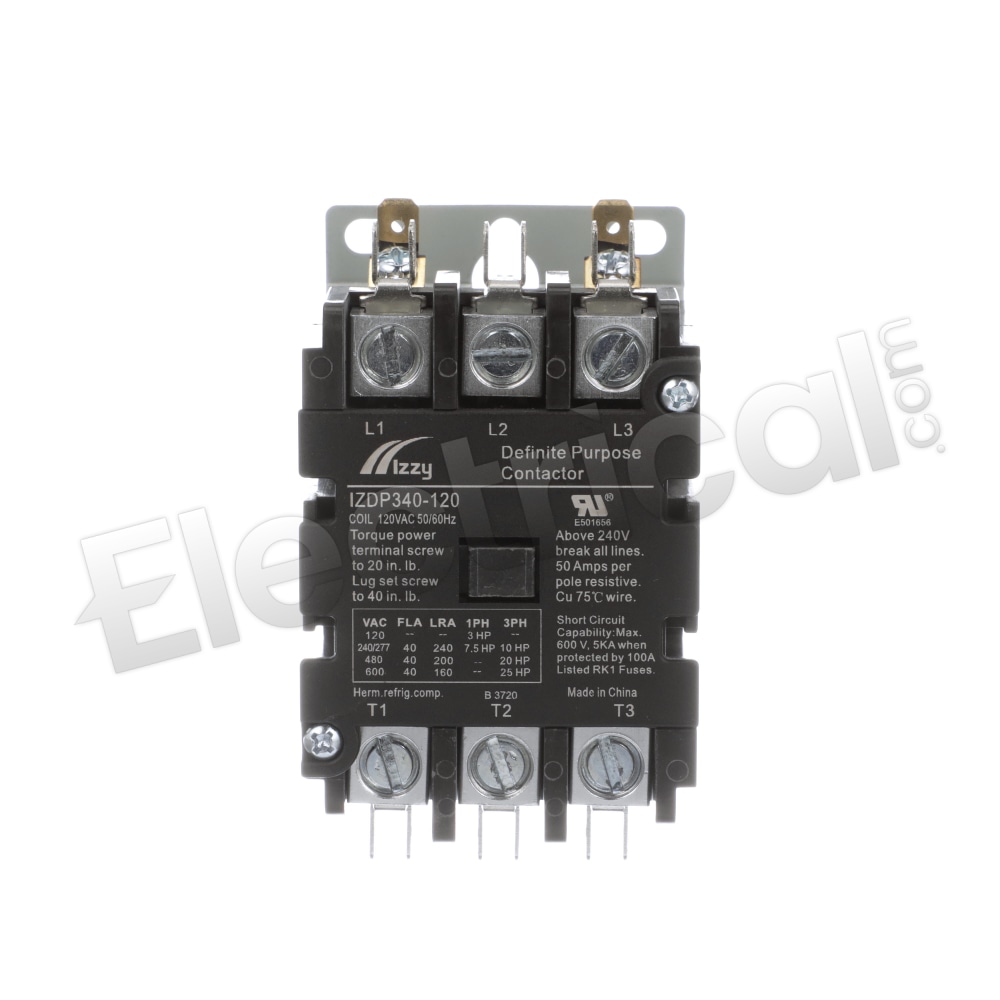 Izzy Industries IZDP340-120 Contactor Motor Control
