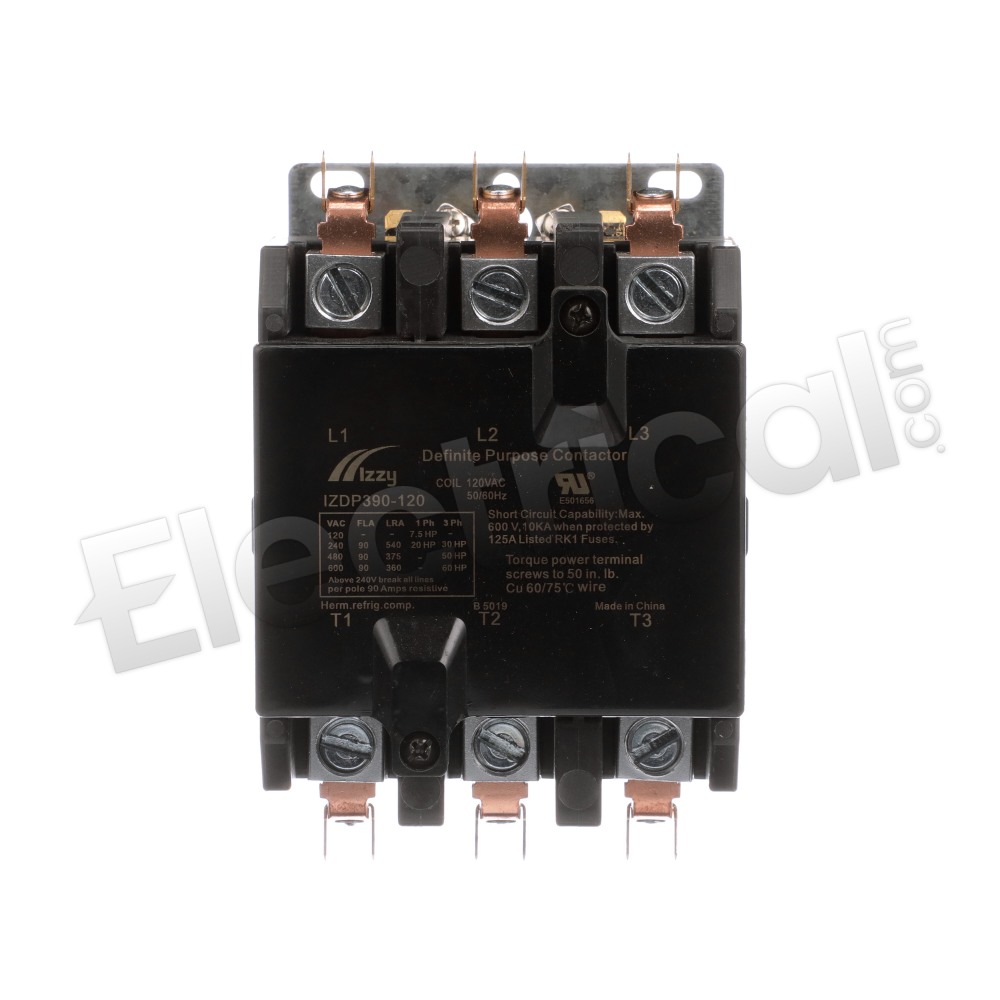 Izzy Industries IZDP390-120 Contactor Motor Control