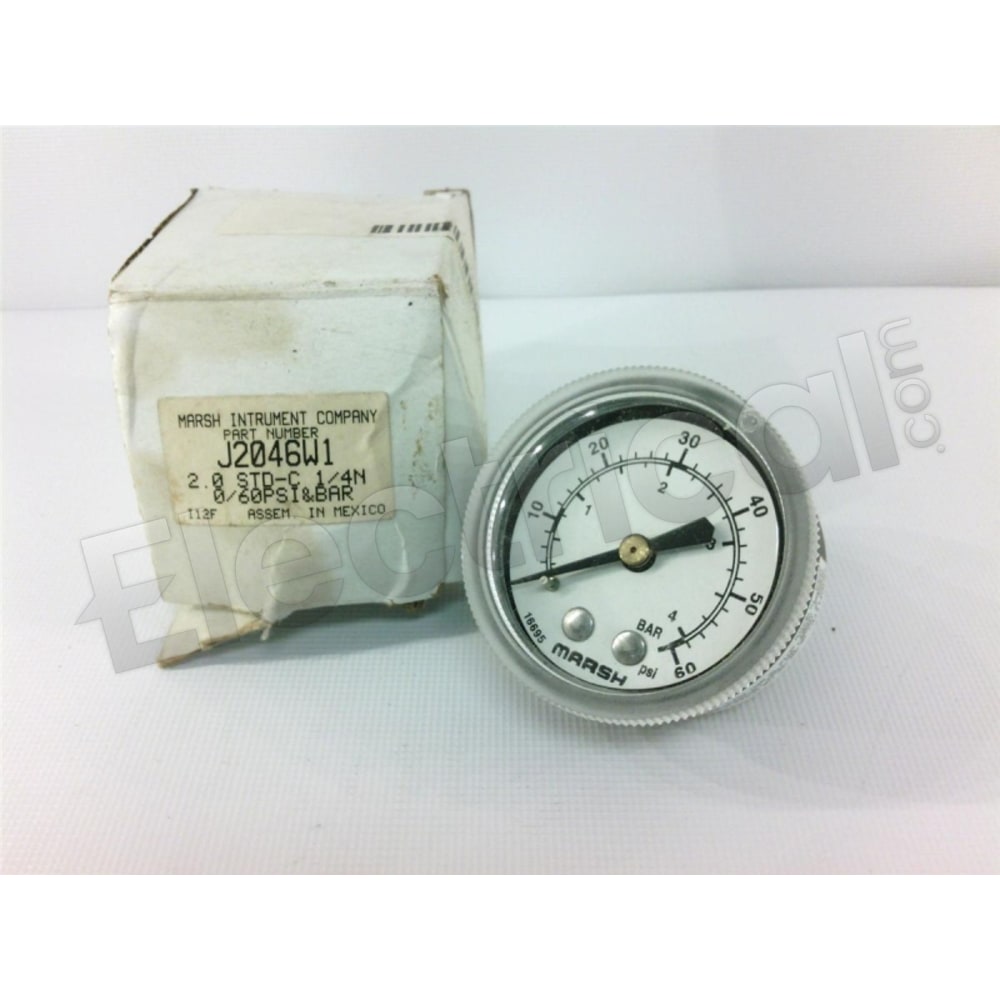 J2046W1 Marsh Bellofram Pressure Gauge Automation