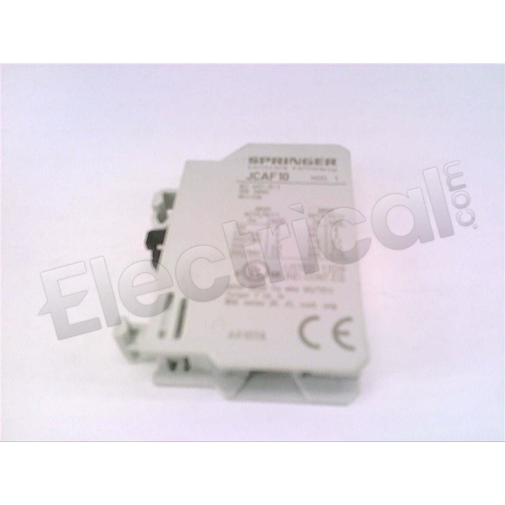 JCAF10 Springer Controls Contactor And Motor Starter Auxiliary Motor ...