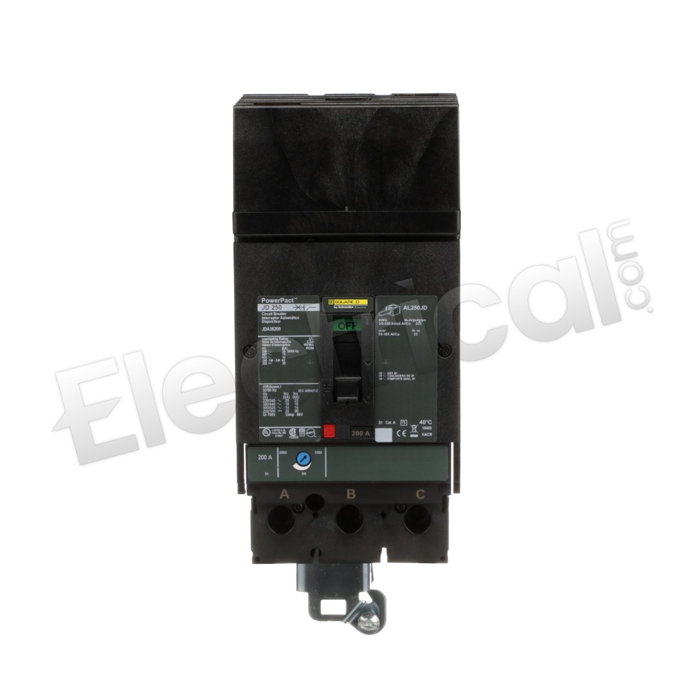 Square D JDA36200 Molded Case Circuit Breaker