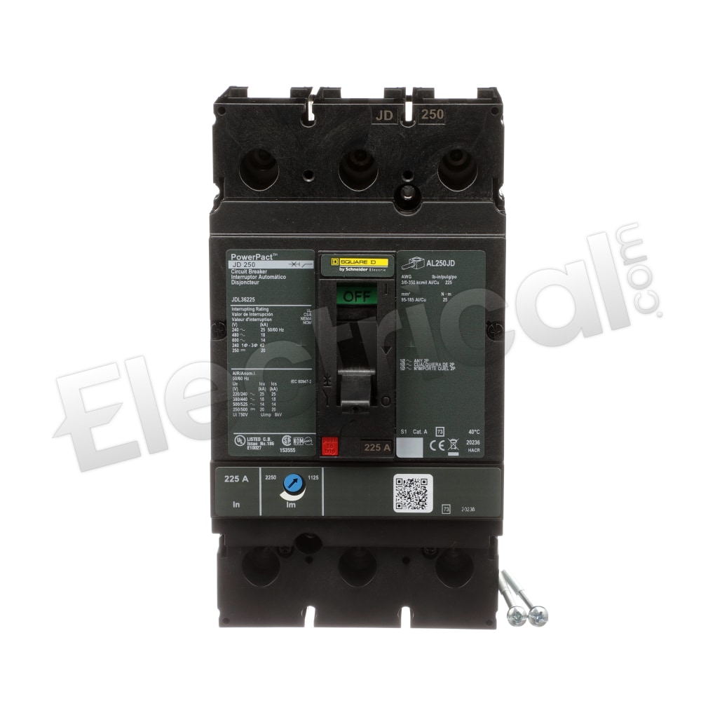 Schneider Electric Square D JDL36225 Molded Case Circuit Breaker