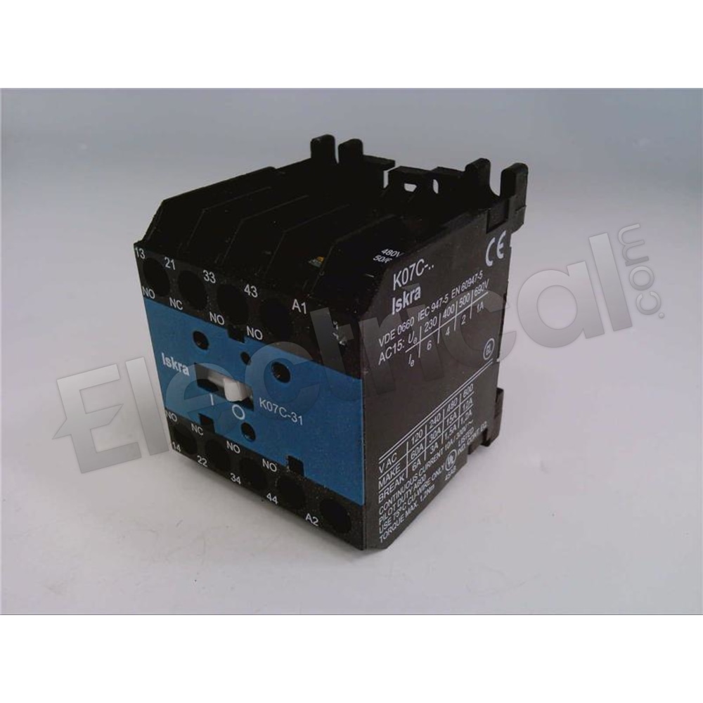 Iskra K07C-31-480V Contactor Motor Control