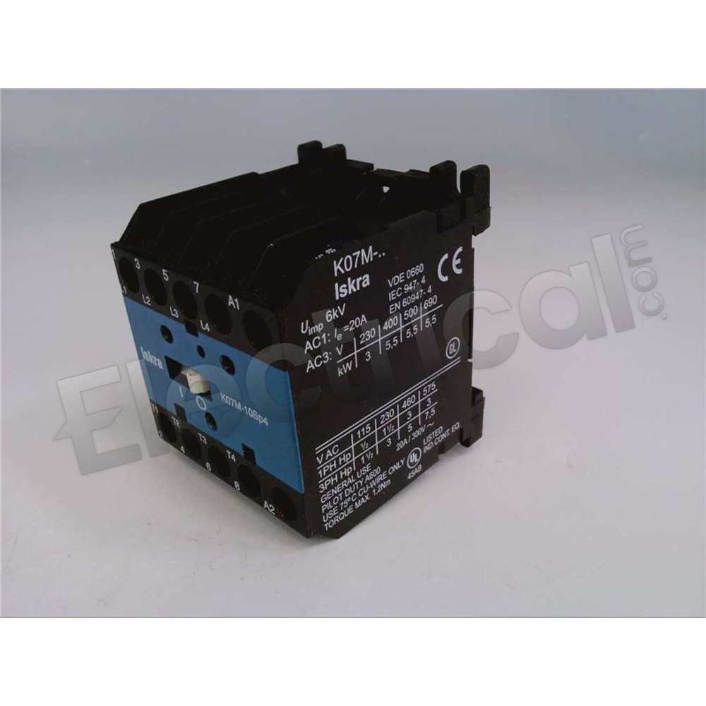 Iskra K07M-10SP4-480VAC Contactor Motor Control