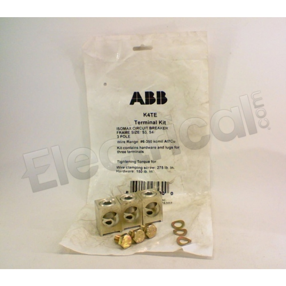 K4TE ABB Lug Terminal Kit Circuit Breaker