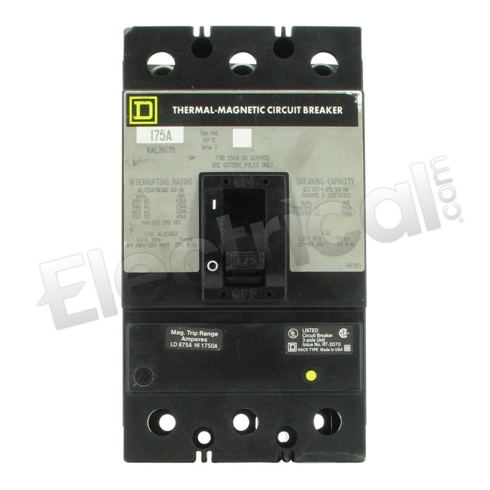 Square D KAL36175 Molded Case Circuit Breaker