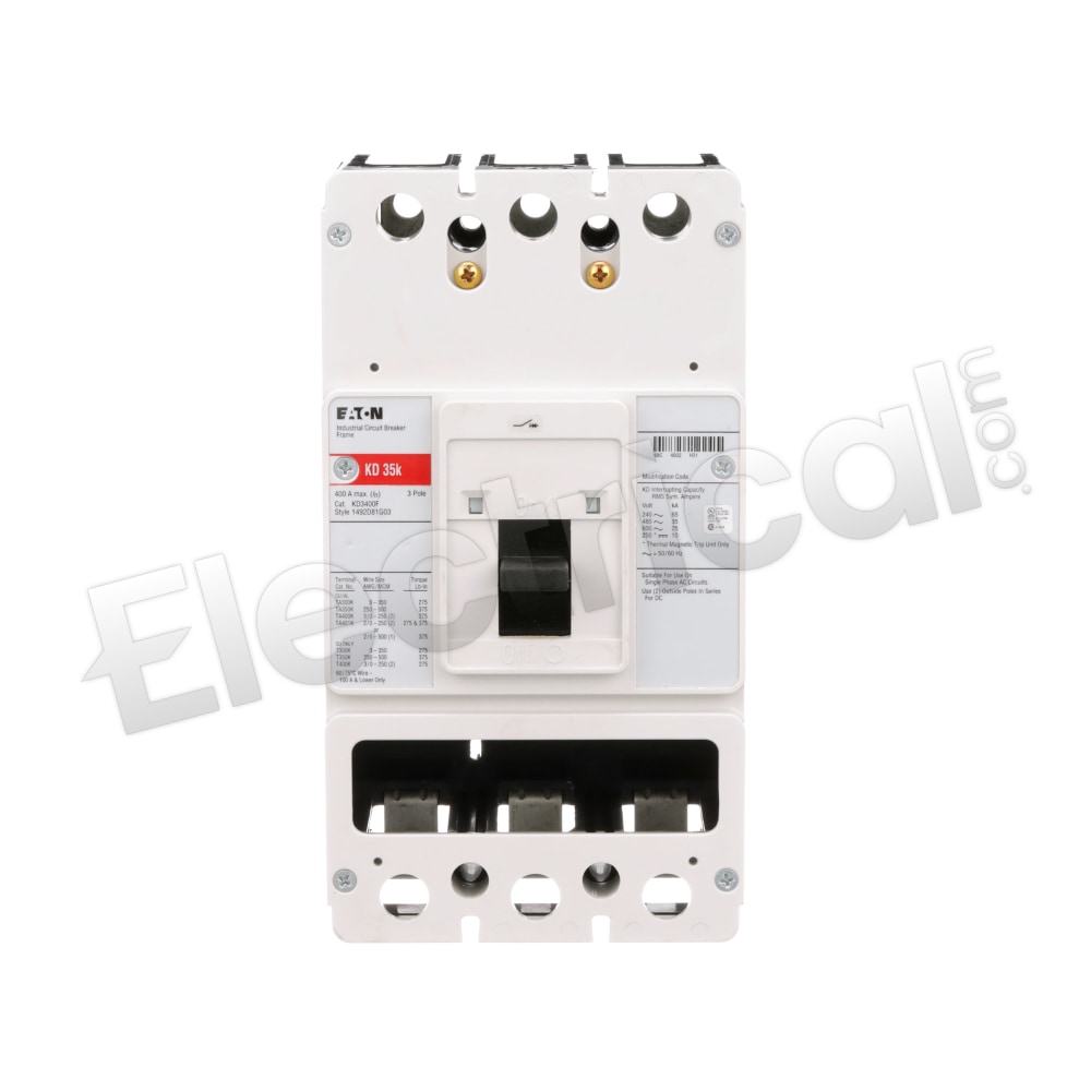 Eaton Westinghouse KD3400F Molded Case Circuit Breaker