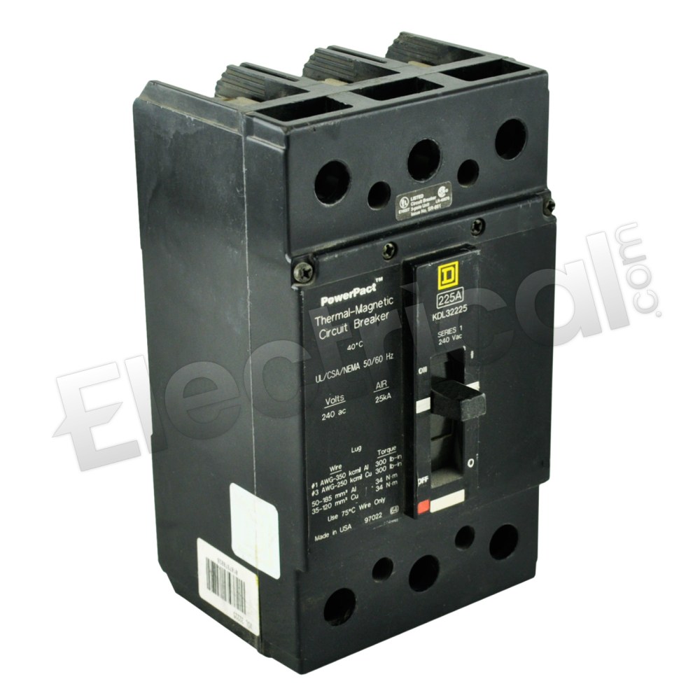 Schneider Electric Square D KDL32225 Molded Case Circuit Breaker