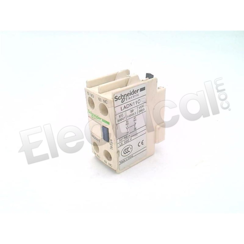 Telemecanique LADN11C Contactor And Motor Starter Auxiliary Motor Control