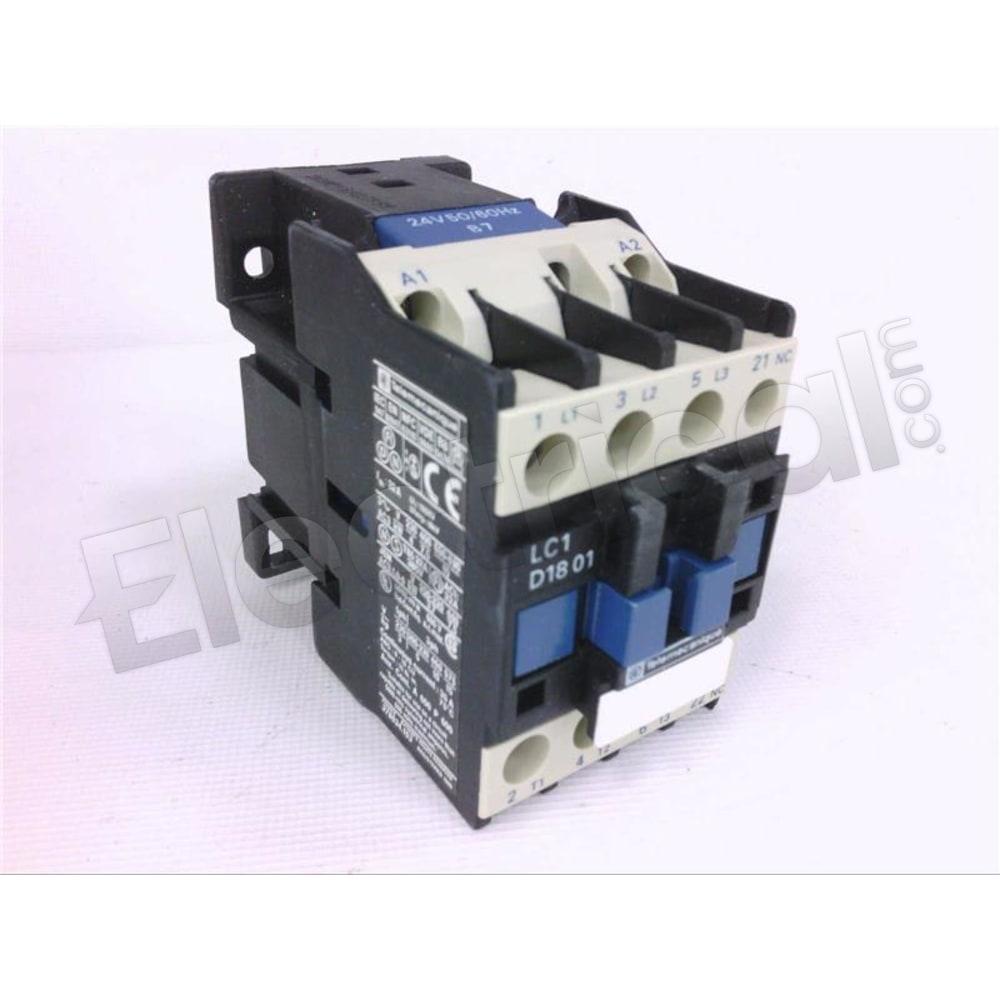 Schneider Electric Telemecanique LC1D1801B7 (LC1-D1801-B7) Contactor ...
