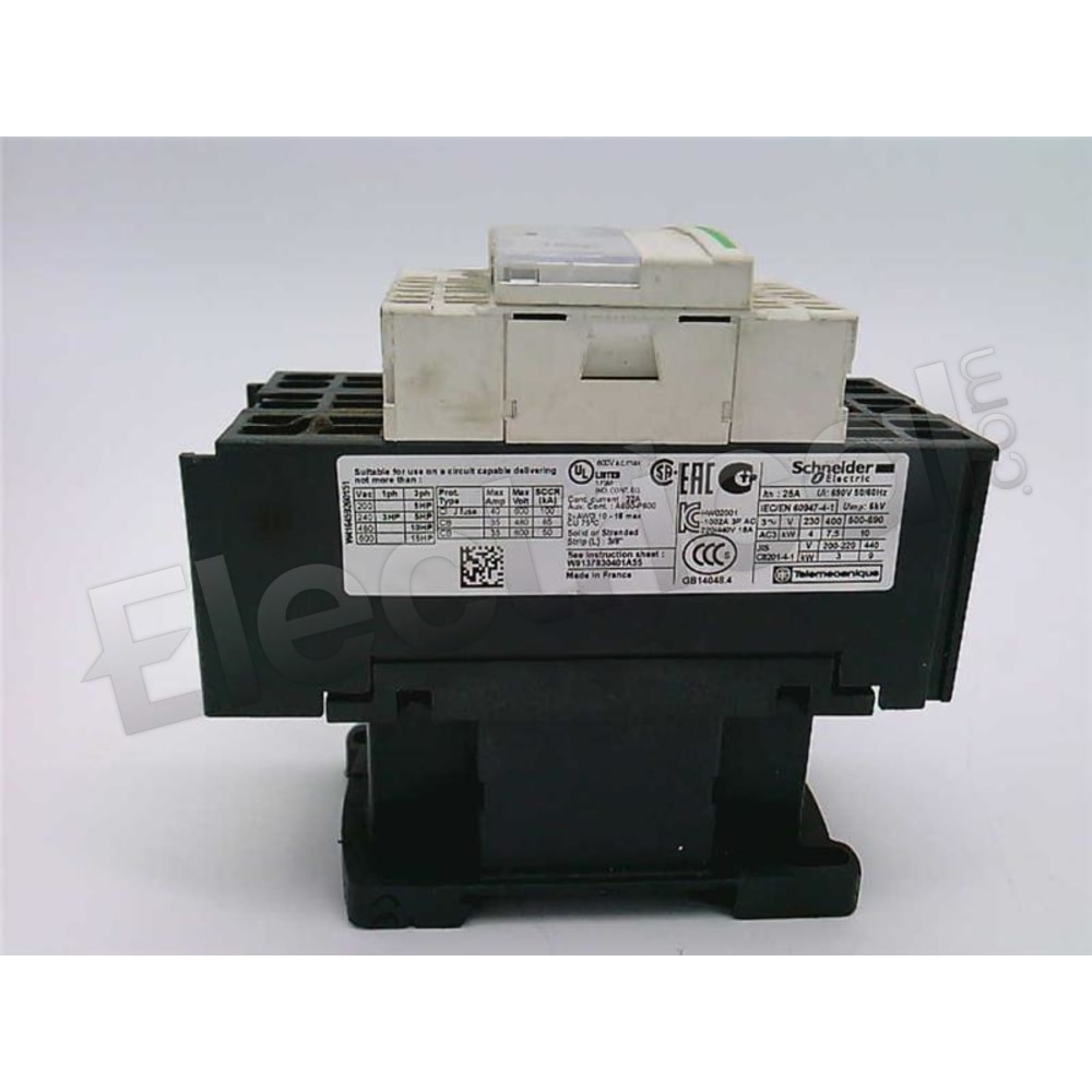 Schneider Electric Telemecanique LC1D183E7 Contactor Motor Control