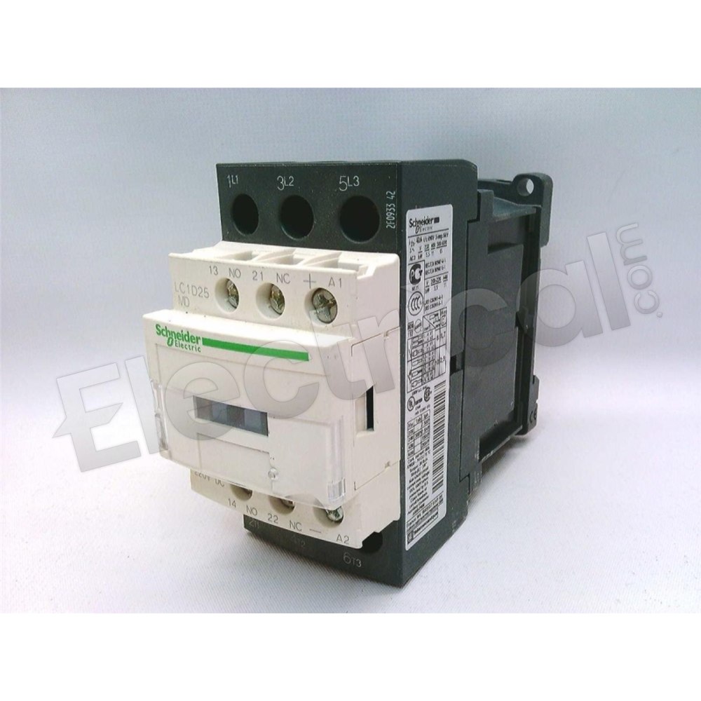 Schneider Electric LC1D25MD (LC1D25-MD) Contactor Motor Control