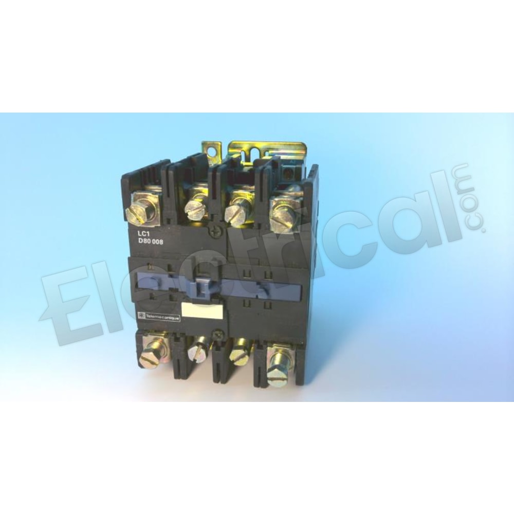 Schneider Electric Telemecanique LC1D80008U5 (LC1D80008-U5) Contactor ...