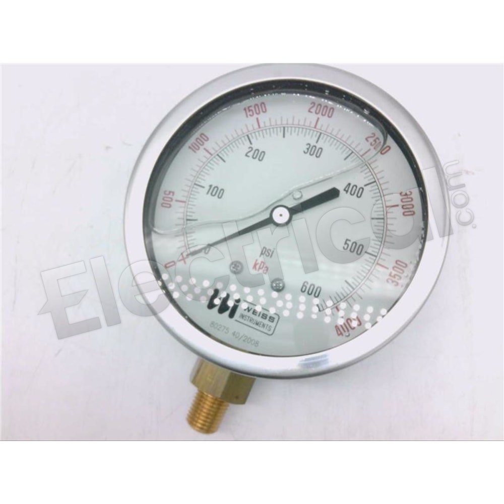 Weiss Instruments LF401-600-4L Pressure Gauge Automation