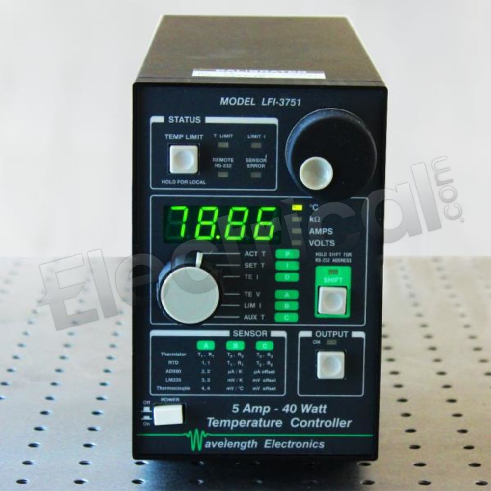 Wavelength Electronics LFI-3751 Electronic Thermostat Automation