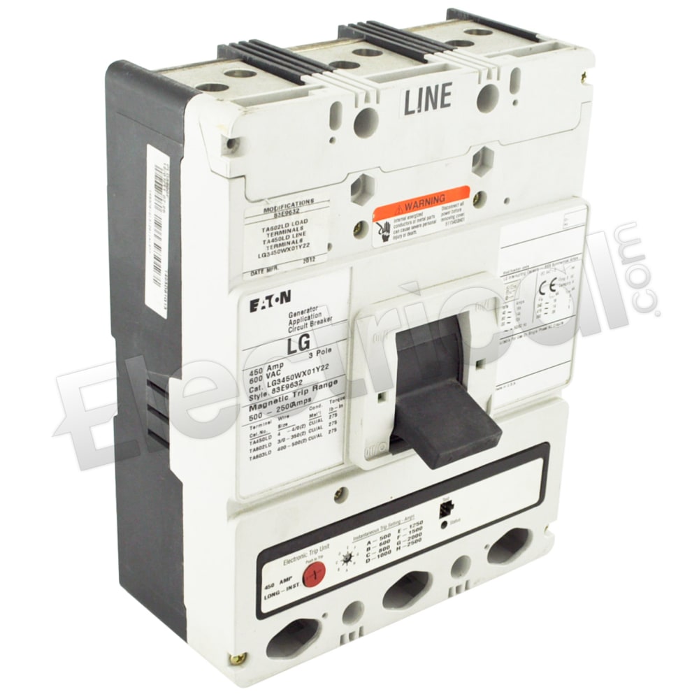 Westinghouse Cutler Hammer LG3500 Molded Case Circuit Breaker