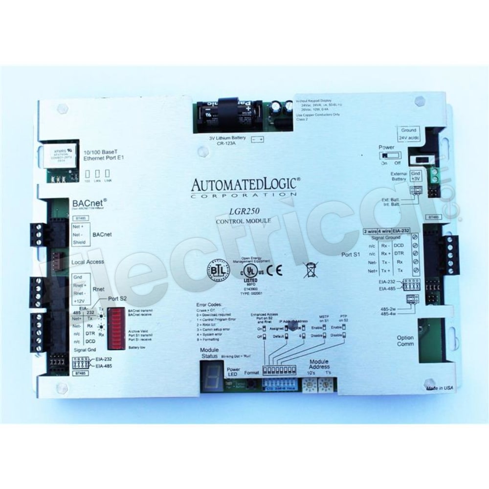 Automated Logic LGR250 PLC Module Automation