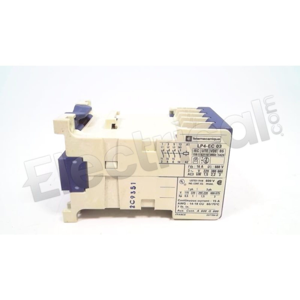 Schneider Electric LP4-EC-03-B Contactor Motor Control
