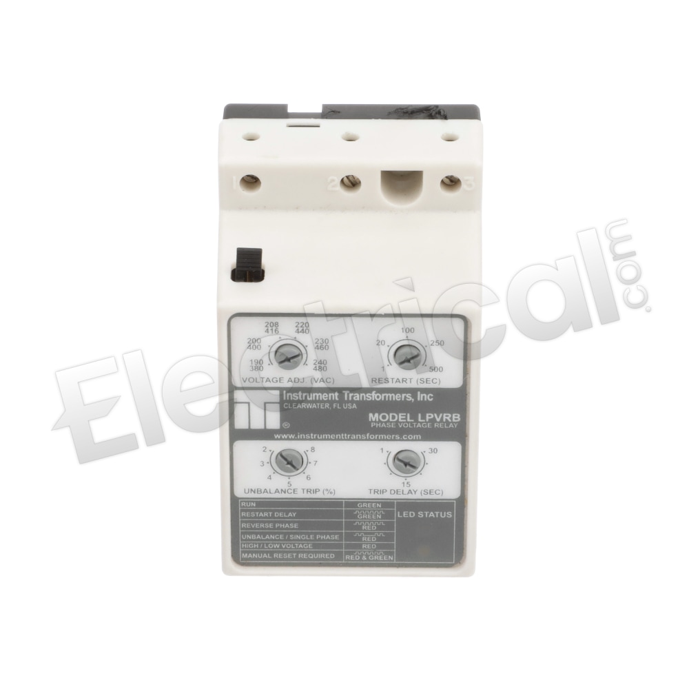 LPVRB Instrument Transformers Inc Industrial Monitor Automation