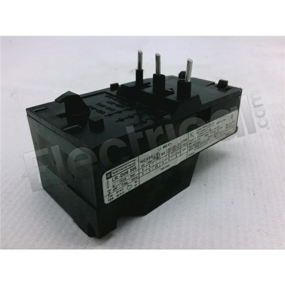 Schneider Electric LR-D09-305 Overload Relay Motor Control