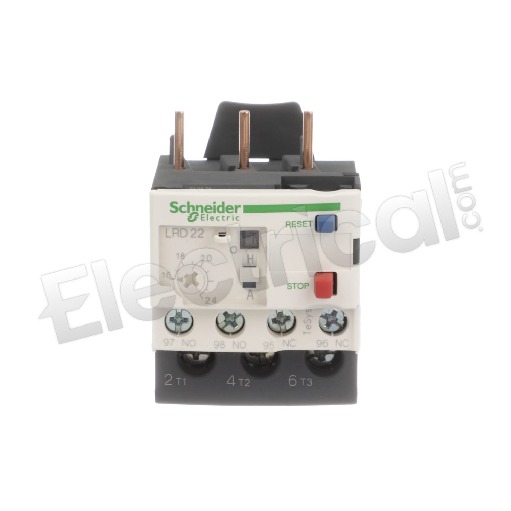 Schneider Electric Telemecanique LRD22 (LRD-22) Overload Relay Motor ...